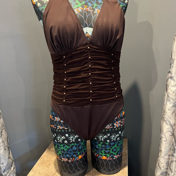 Magicsuit | Swim | Halter Bathing Suit With Matching Short Sarong Wrap ...